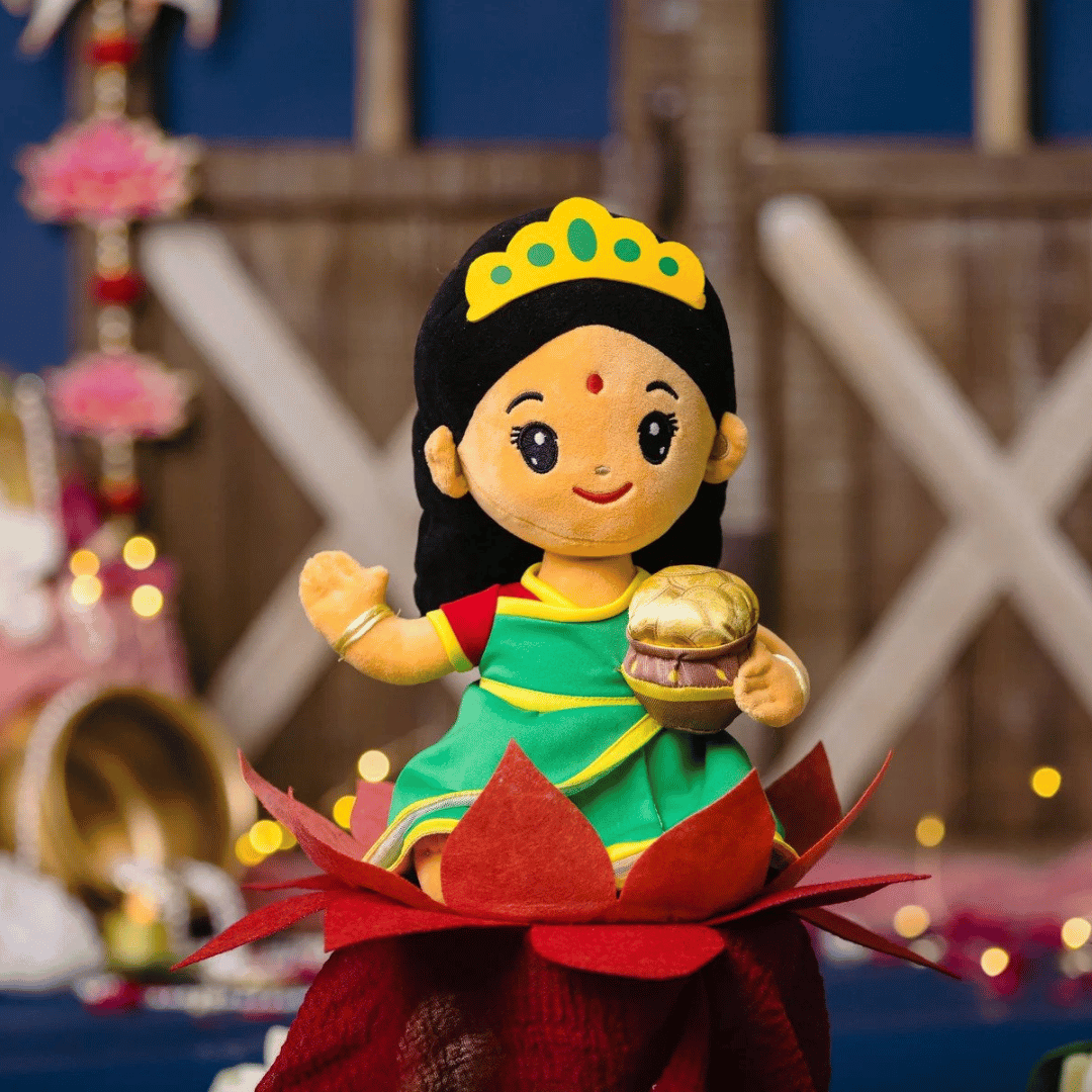 Laxmi Devi Plush personalized Hindu YUVA logo – Hindu YUVA Merch